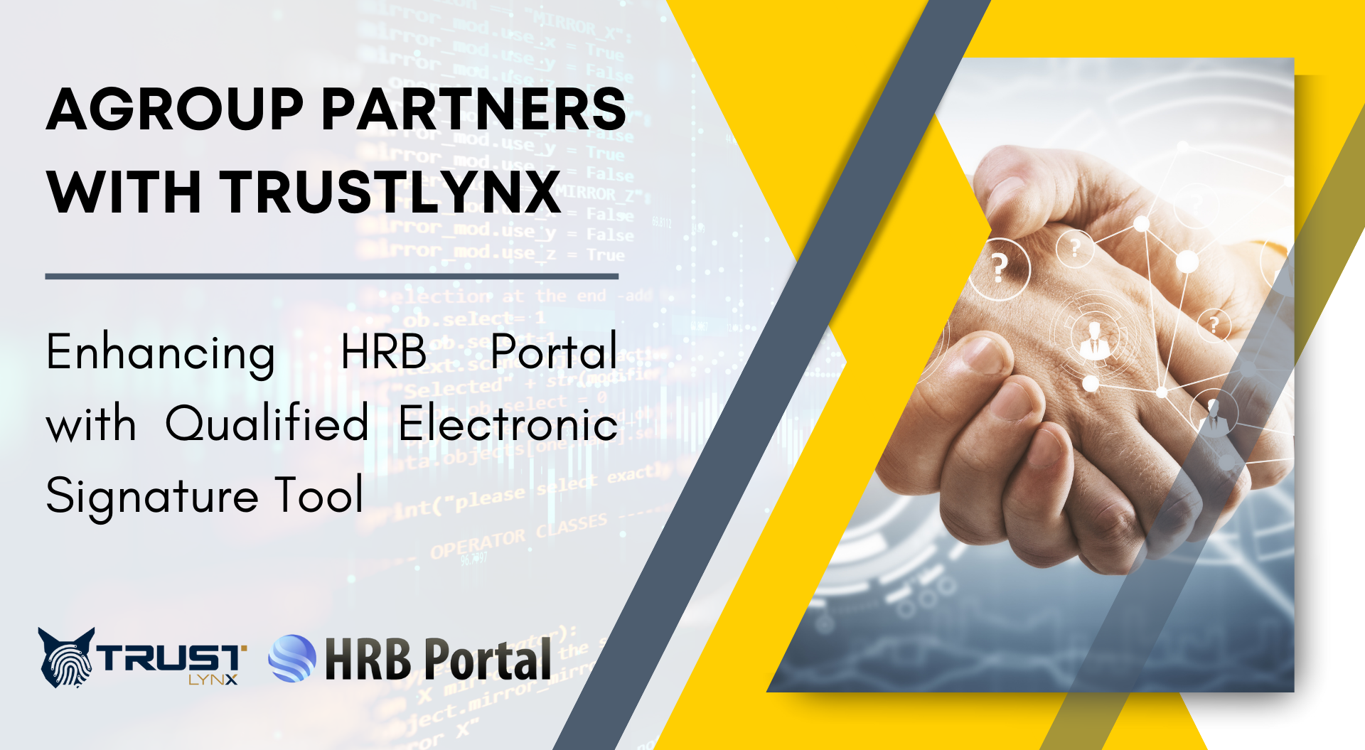 AGroup partners with Trustlynx: Enhancing HRB Portal with Qualified ...